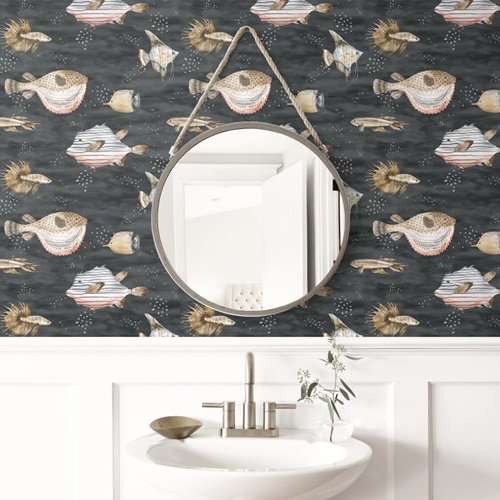 Daisy Bennett Oceanna Wallpaper - Leland's Wallpaper