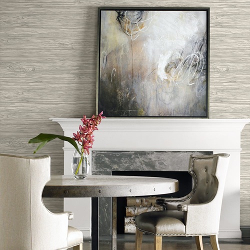 Washed Shiplap Embossed Vinyl Wallpaper - Leland's Wallpaper